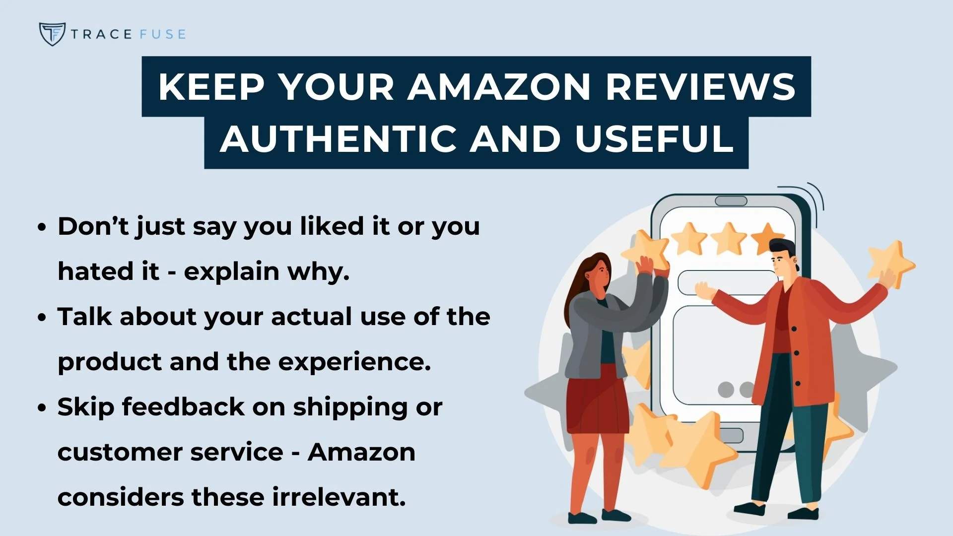 Why Can't I Leave A Review On Amazon? - Tracefuse
