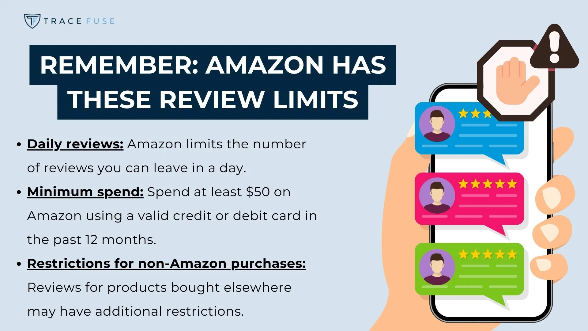 Why Can't I Leave A Review On Amazon? - Tracefuse