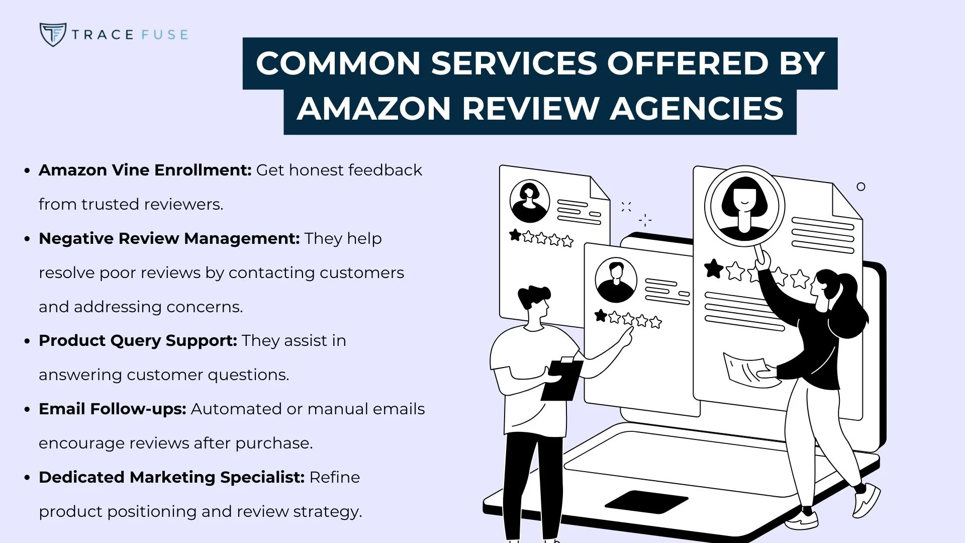 How To Choose The Right Amazon Review Agency | Tracefuse