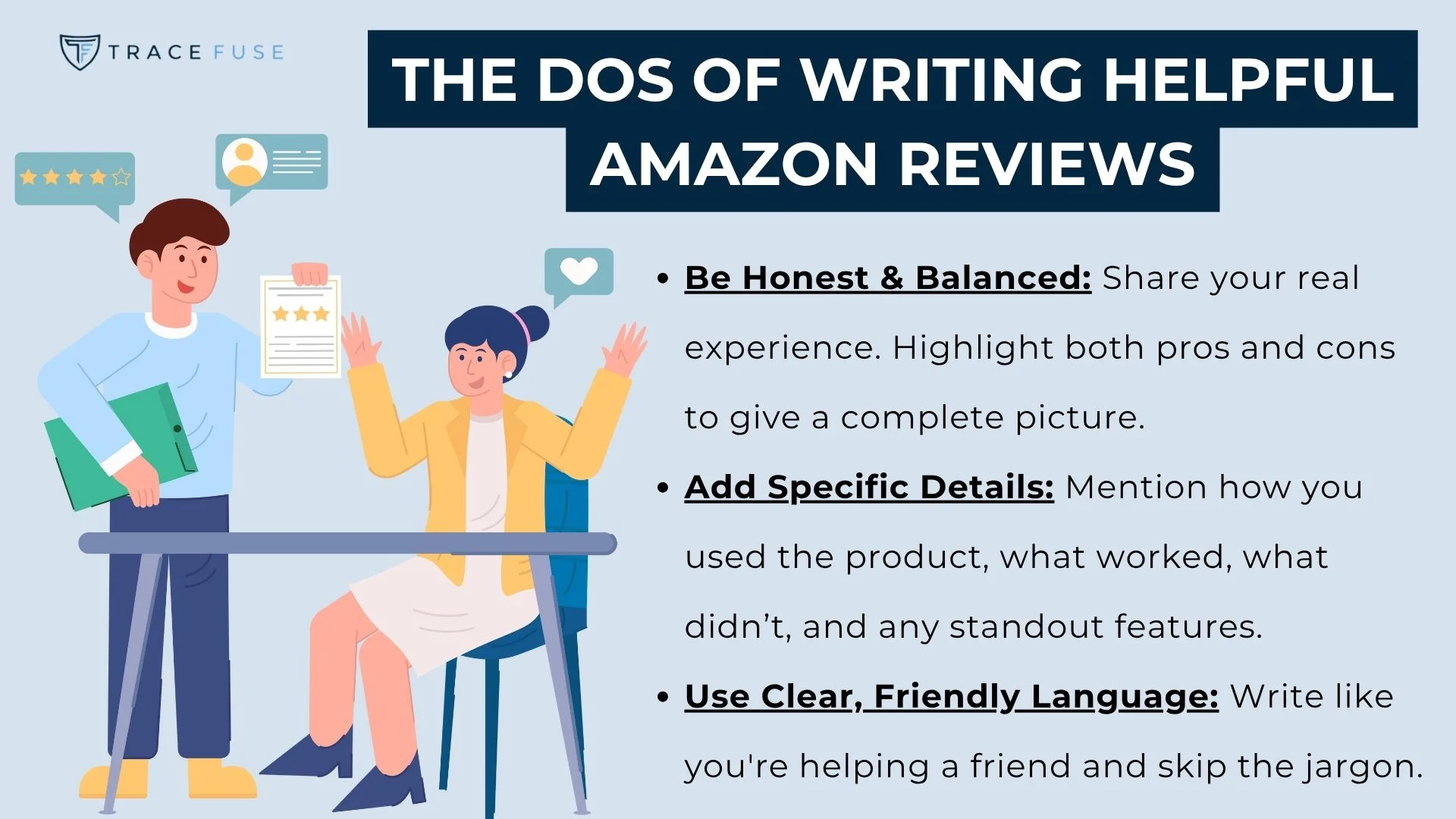 The Dos and Don'ts of Amazon Product Reviews | Tracefuse
