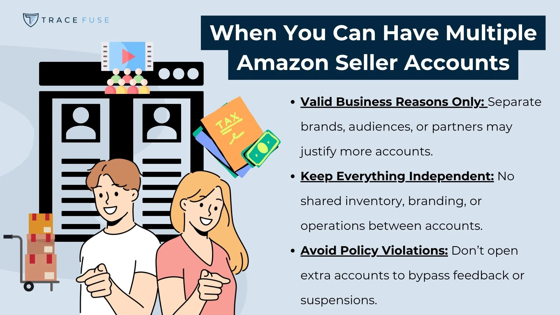 Can You Have Multiple Amazon Seller Accounts? | Tracefuse